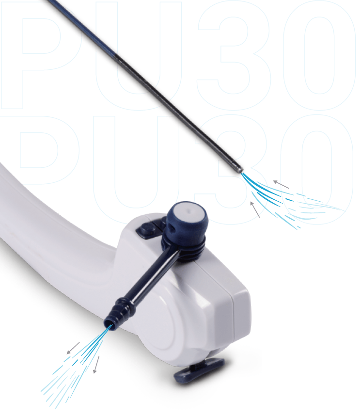 Single-Use Digital Flexible Ureteroscope with suction control | Duomed